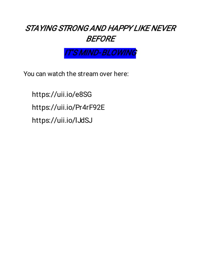 Staying strong | PDF