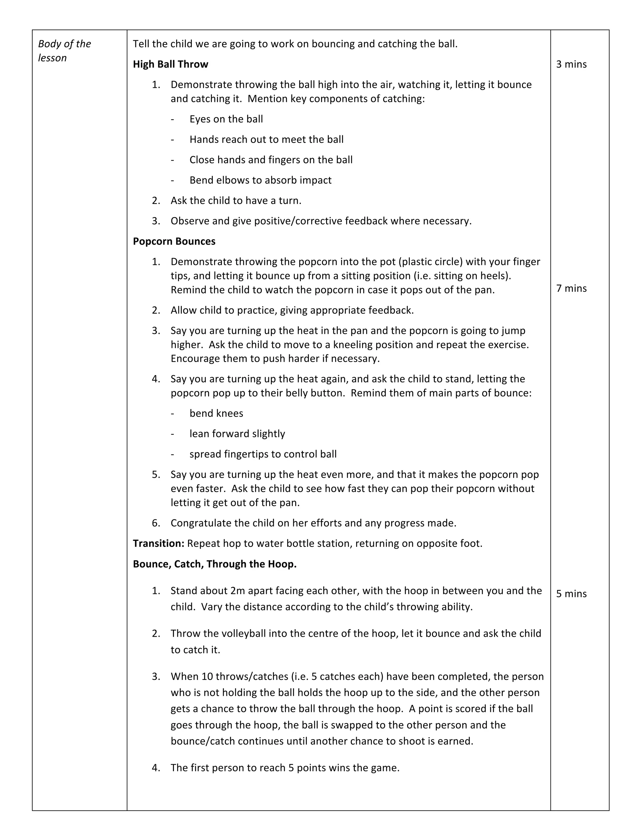 Stay in Step Follow Up Lesson Plan | PDF