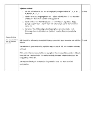 Stay in Step Follow Up Lesson Plan | PDF