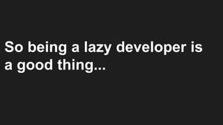 Stay lazy, use lerna | PPTX