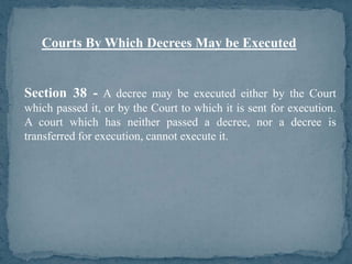 Stay on execution of decree | PPTX