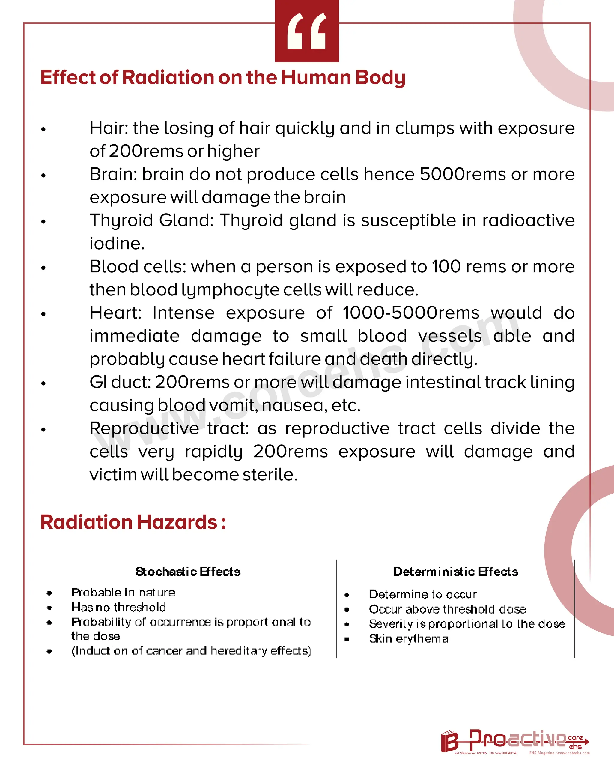 Stay Safe around radiation - B: Proactive magazine.pdf