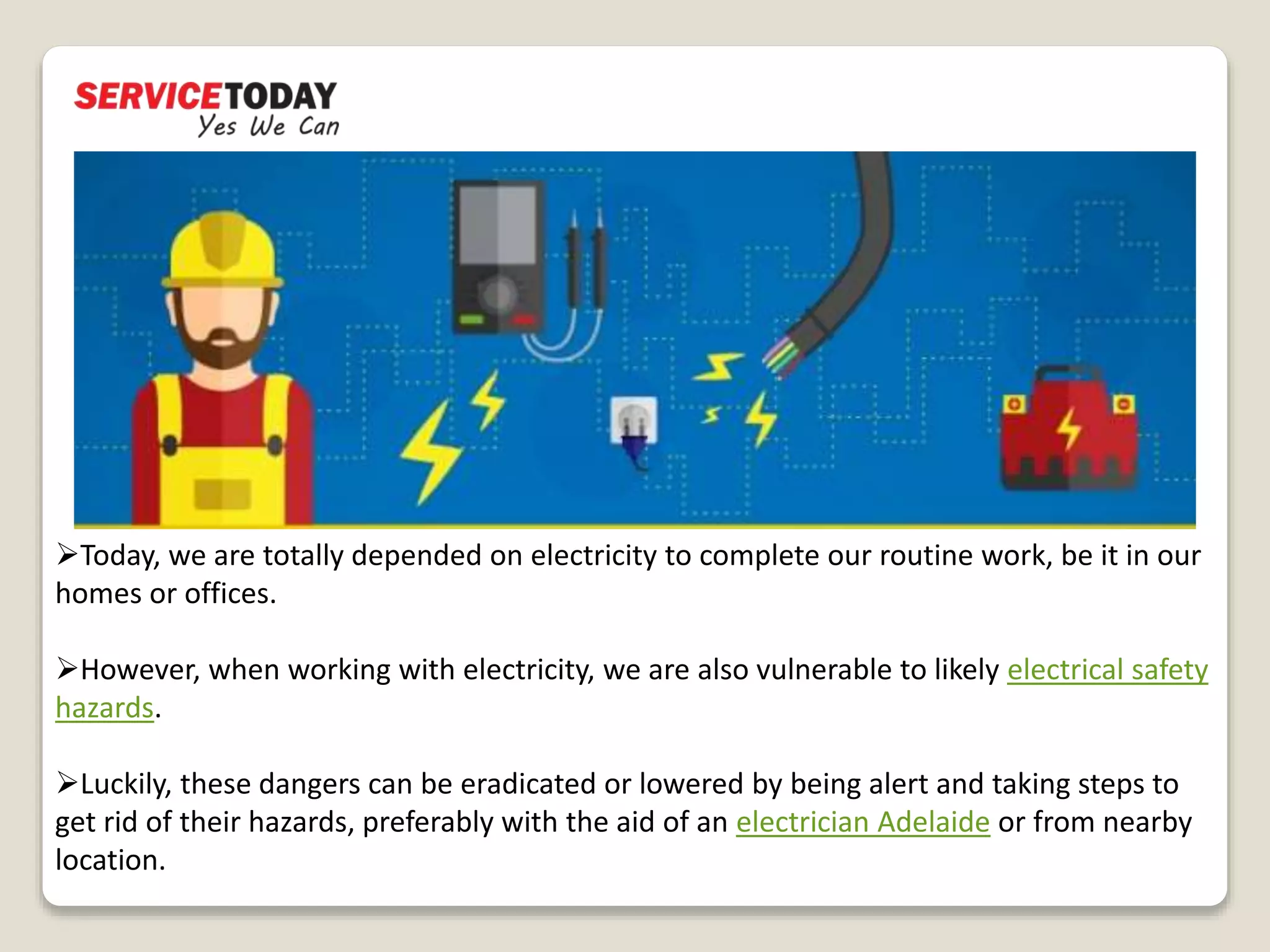 Presentation About Common Electrical Hazards & Safety Tips | PPTX