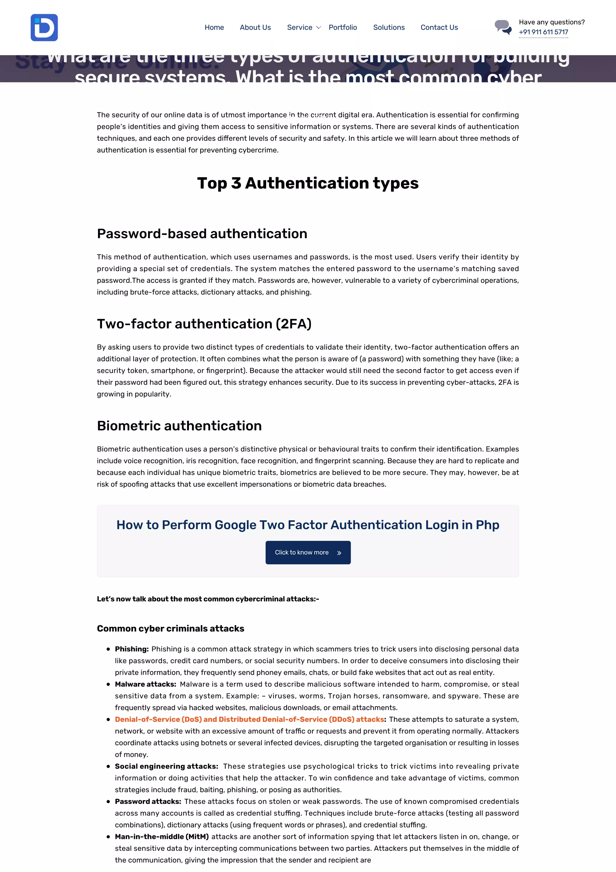 Stay safe online- understanding authentication methods | PDF | Information and Network Security ...