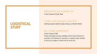 Stay Strong Team Workshops | PPT