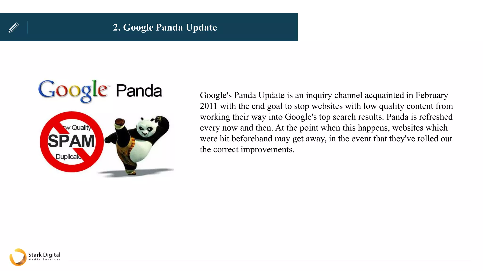 Stay updated on the latest google algorithm updates! | PDF
