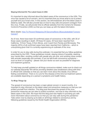 Stay Updated on the Latest Worldcoronaviras Cases and Prevention ...