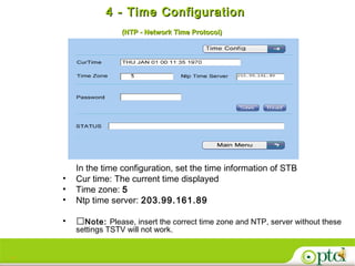 Stb configuration for iptv | PPT
