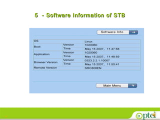 Stb configuration for iptv | PPT
