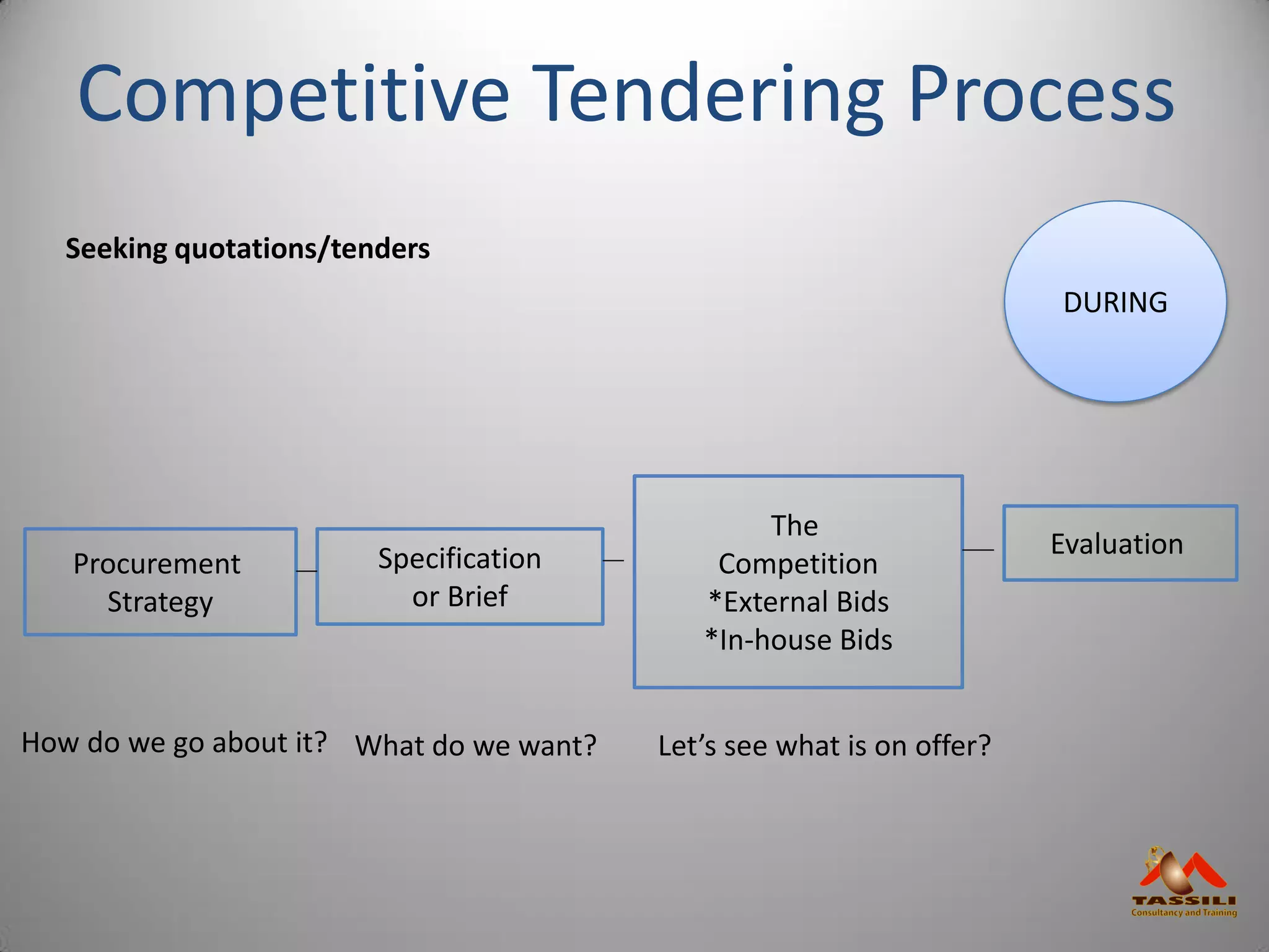 Successful Tendering - STBS Model | PDF