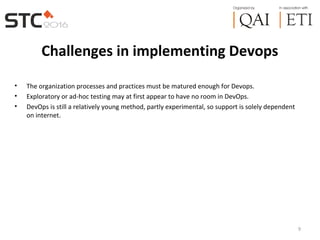 Stc 2016 regional-round-ppt-automation testing with devops in agile ...