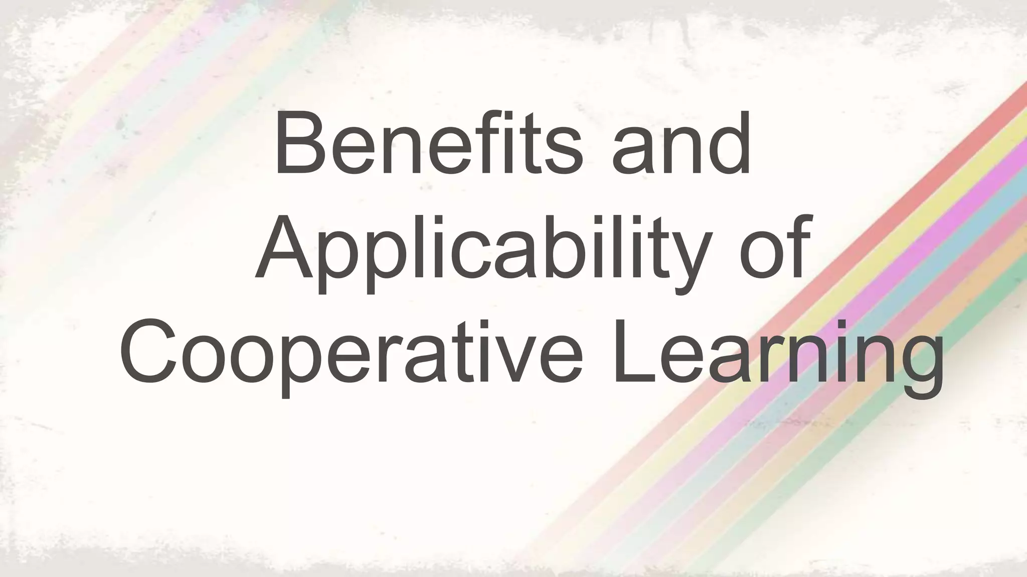 Collaborative Learning advantages-and-benefits | PPTX