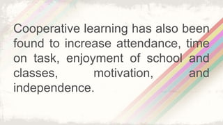 Collaborative Learning advantages-and-benefits | PPTX