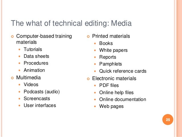 Technical Editing: The Foundation of a Quality Product