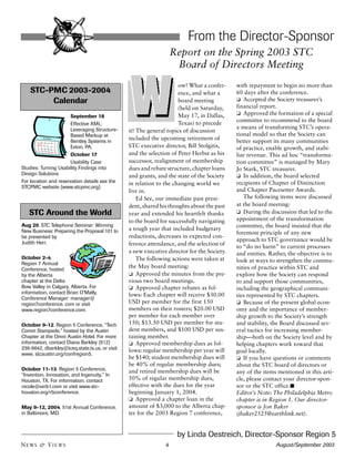 STC PMC Newsletter 2003-08 | PDF