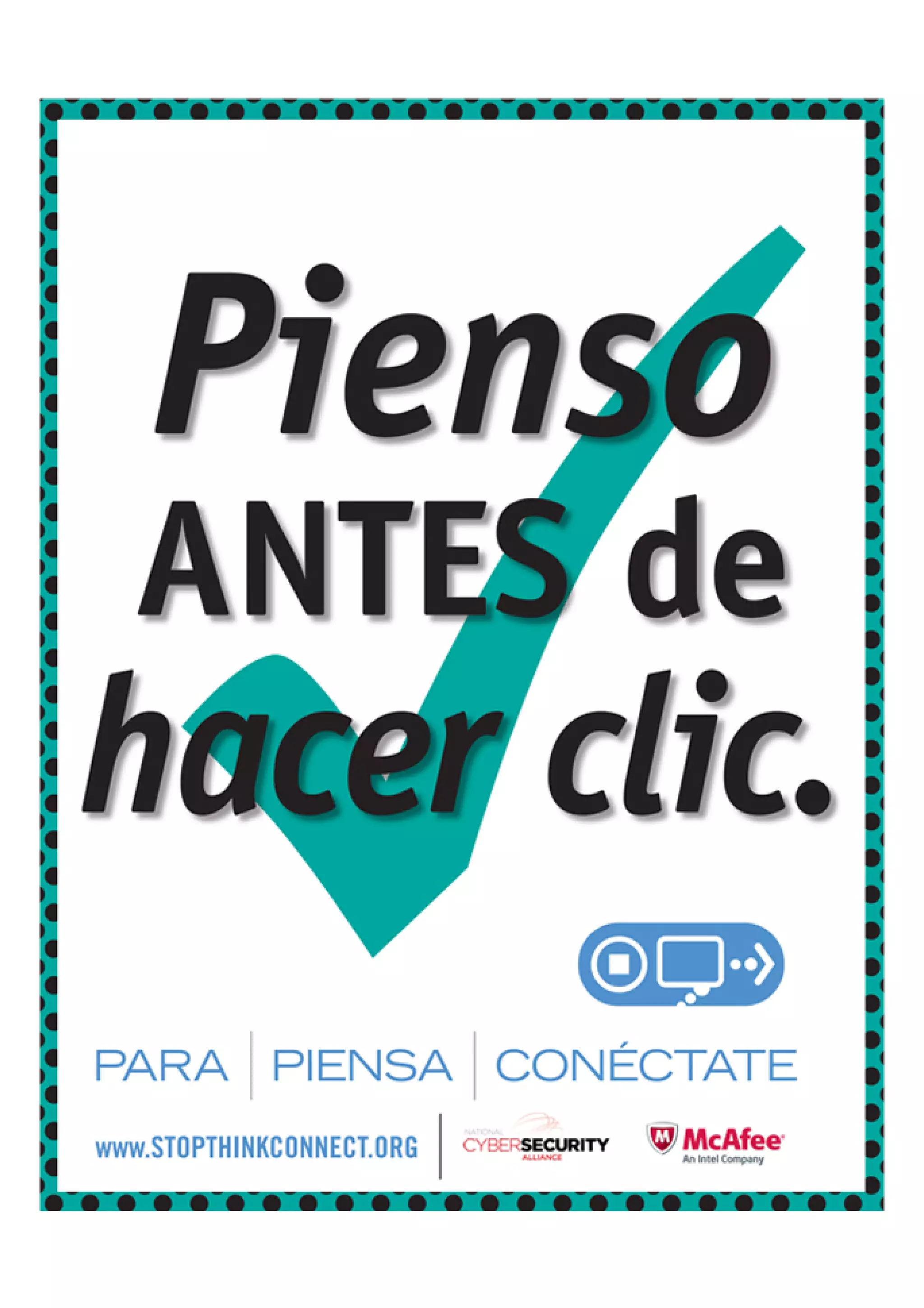 Cybersecurity Awareness (Spanish) posters | PDF