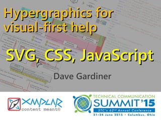 STC Summit 2015 Hypergraphics for visual-first help | PPT