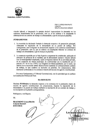 Stc 02922 2010-aa inclusión a planillas como consecuencia de la ...
