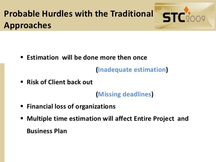 Qa Effort Estimation By Estimator Metrics Stc 2009