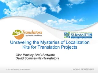 Stc 2014 unraveling the mysteries of localization kits | PPT