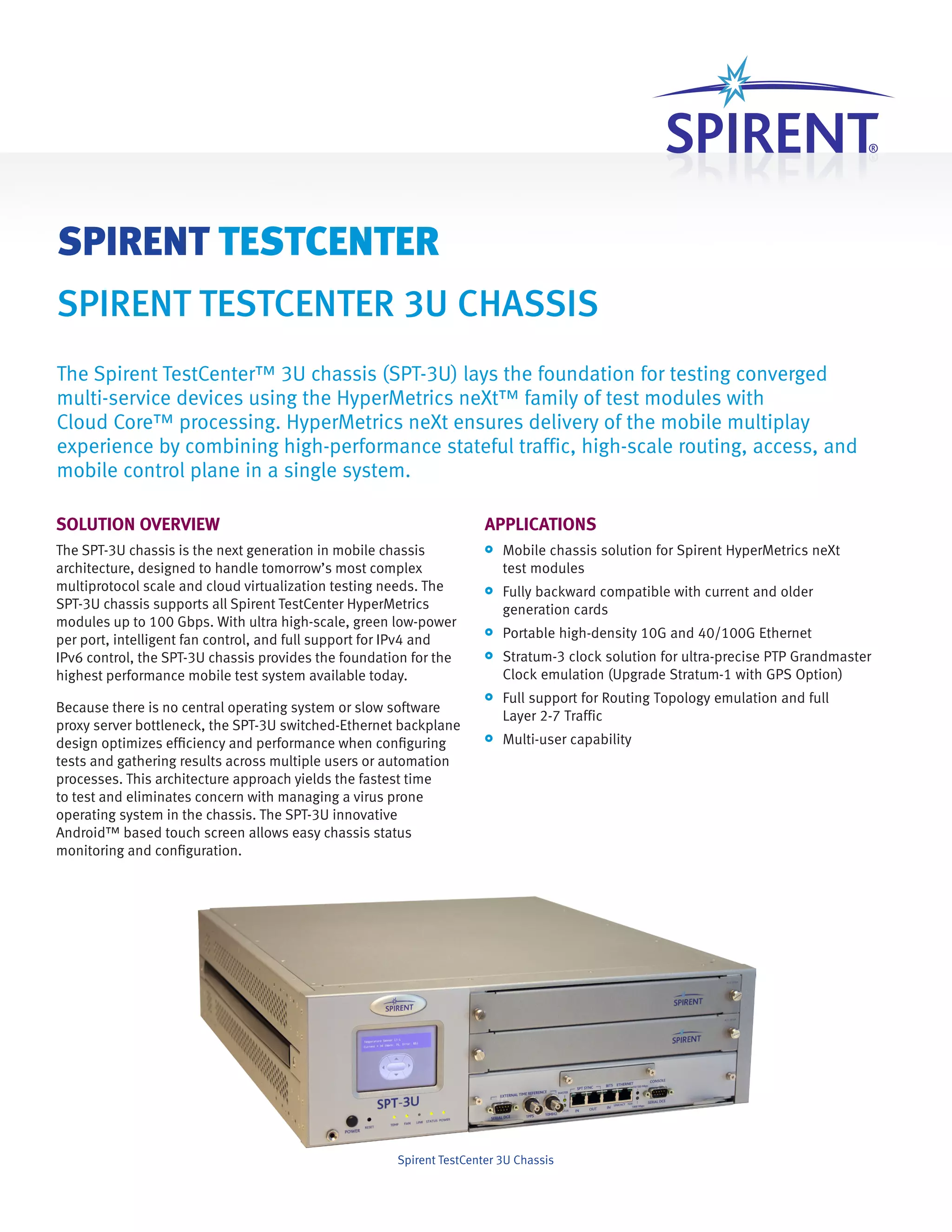 Stc 3 u_chassis_datasheet | PDF