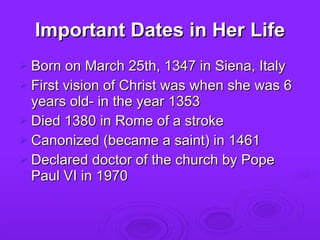 Stcatherinefianlupload | PPT