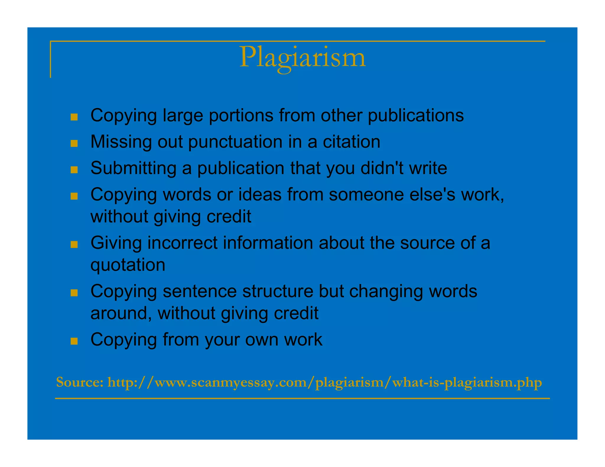 Academic integrity and preventing plagiarism | PDF