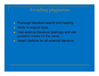 Academic integrity and preventing plagiarism | PDF