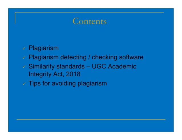Academic integrity and preventing plagiarism | PDF