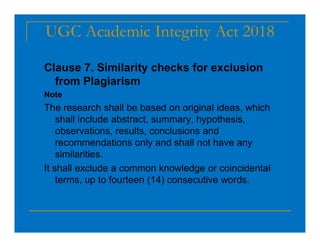 Academic integrity and preventing plagiarism | PDF
