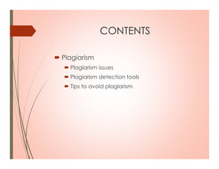 Software tools for checking plagiarism | PDF