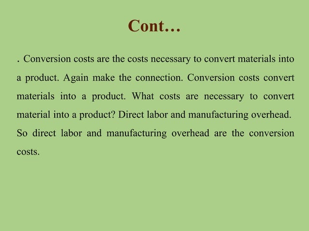 POWERPOINT PRESENTATIONS COST ACCOUNTING CH:2 | PPT