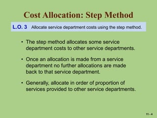 service department and joint cost allocation | PPT