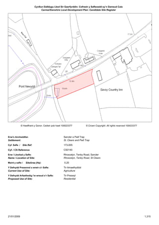 St clears and pwll trap LDP | PDF