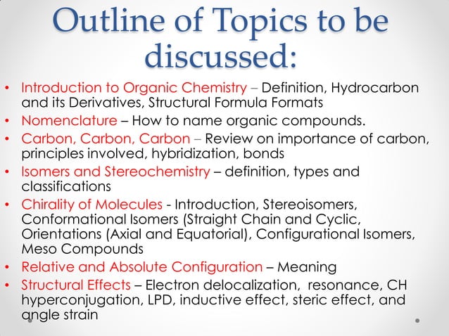 ORGANIC CHEMISTRY INTRODUCTION | PDF | Chemistry | Science