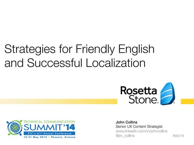 Strategies for Friendly English and Successful Localization | PDF