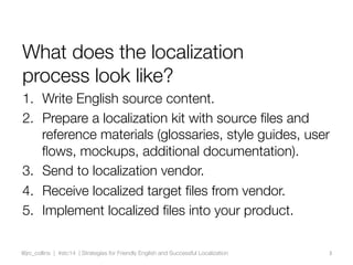 Strategies for Friendly English and Successful Localization | PDF