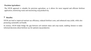 STCR.pptx for soil fertility and management | PPTX