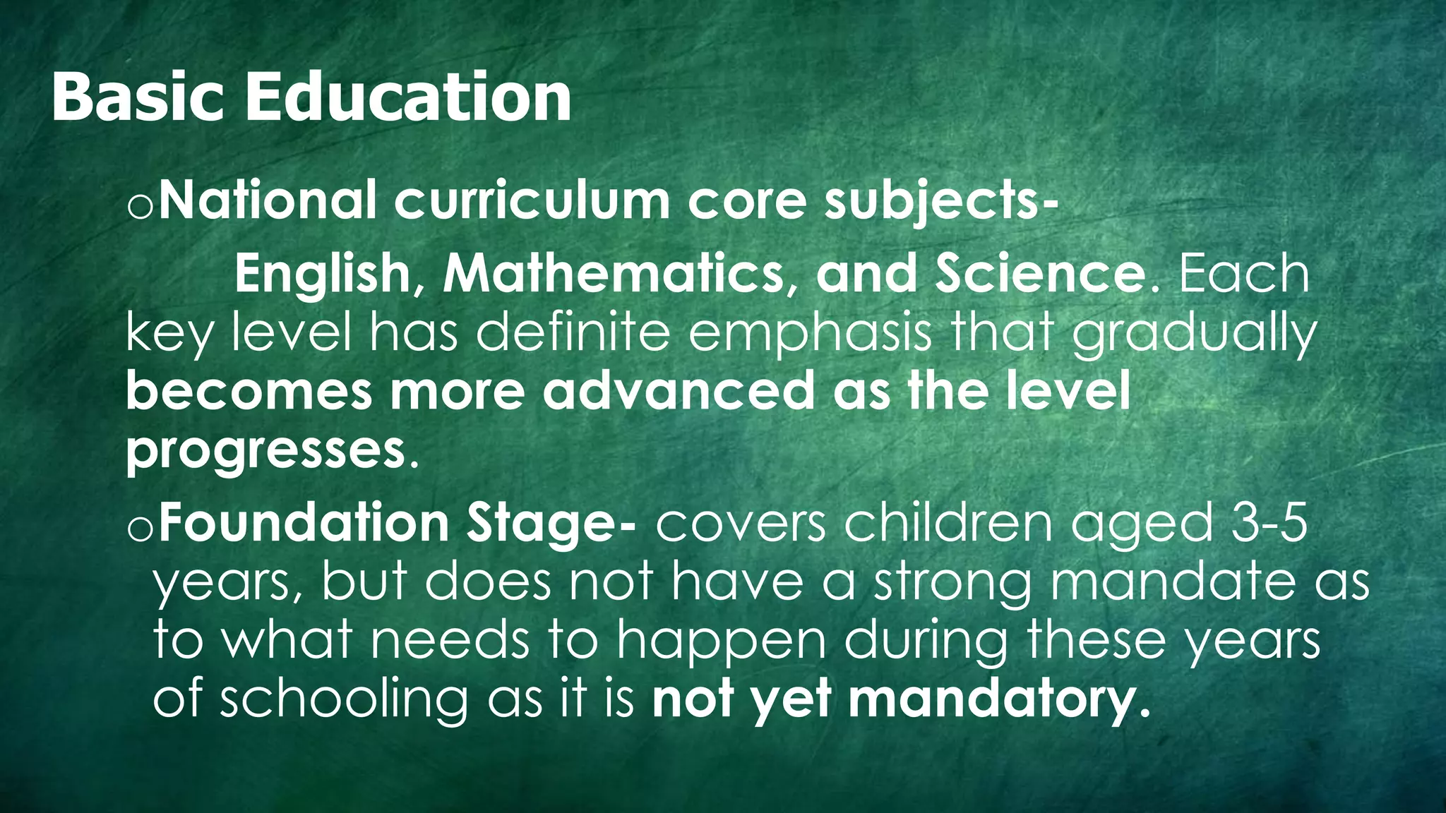 A Closer Look at the Educational Systems of the Selected Countries of ...