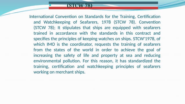 STCW 1978-1995 International Convention.pptx