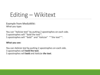 MediaWiki | PPT
