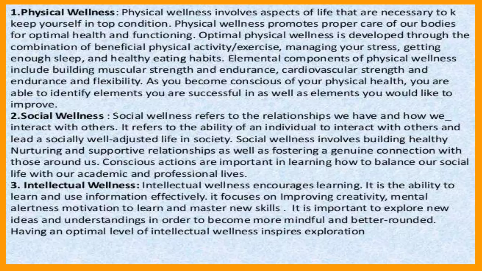 Chapter 3 Physical Fitness Wellness And Lifestyle Ppt