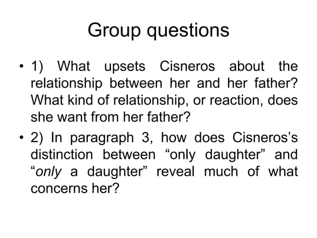 Std.ix unit ii chapter 2 only daughter | PPT