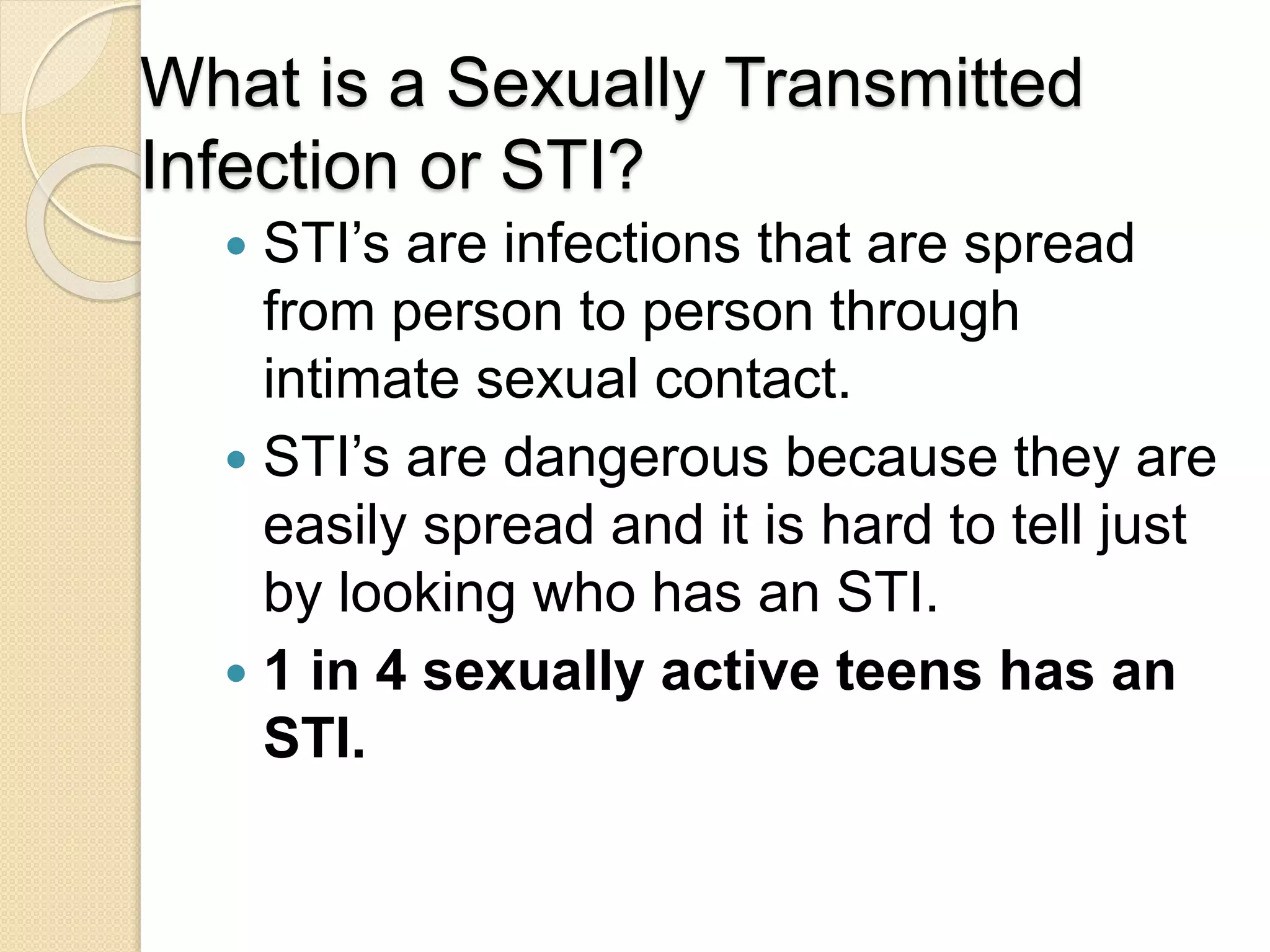 sexually transmitted disease | PPTX