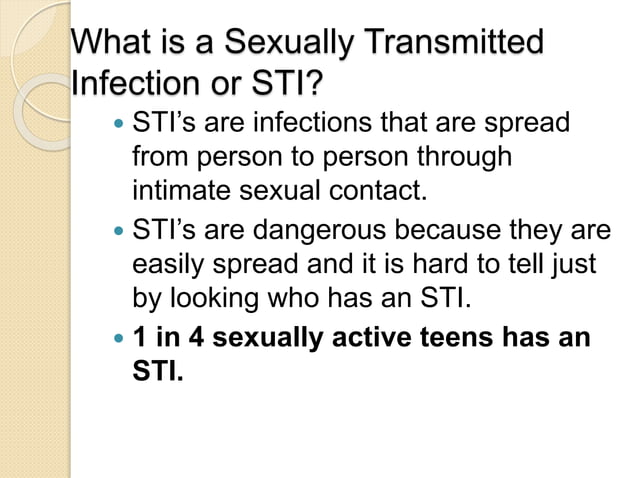 sexually transmitted disease | PPTX
