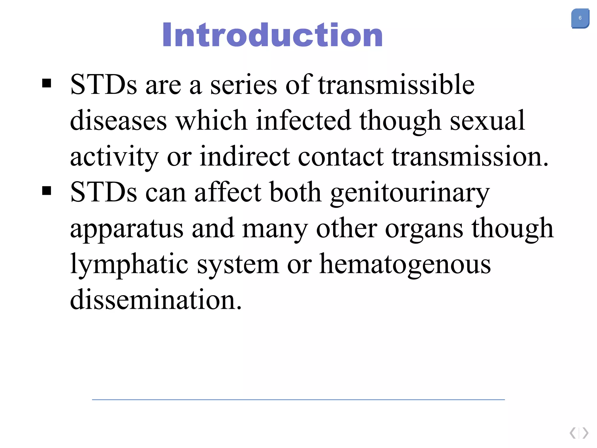 Sexually transmitted diseases management | PPTX