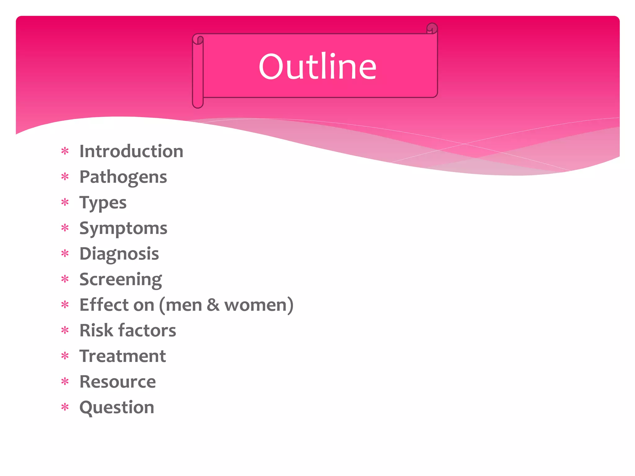 Std Sexually transmitted diseases | PPTX