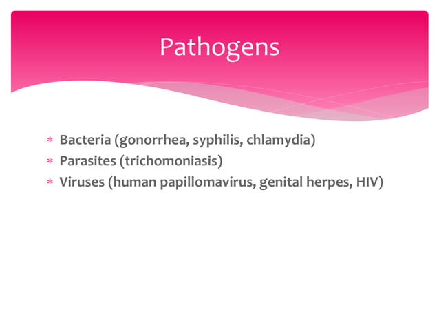 Std Sexually transmitted diseases | PPTX