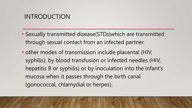 std.pptx | Sexual Conditions | Sexual Health
