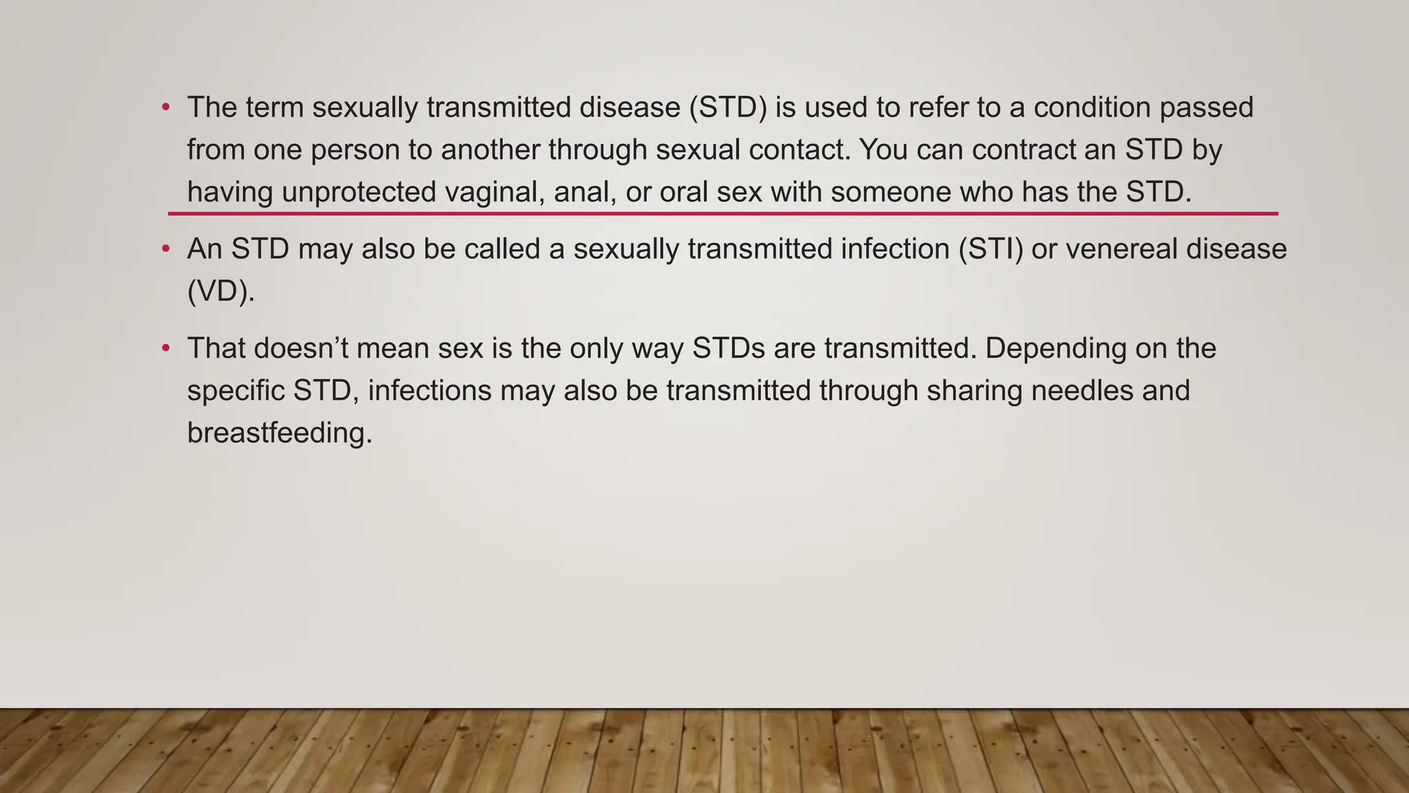 Sexually transmitted diseases in humanbeings | PPT
